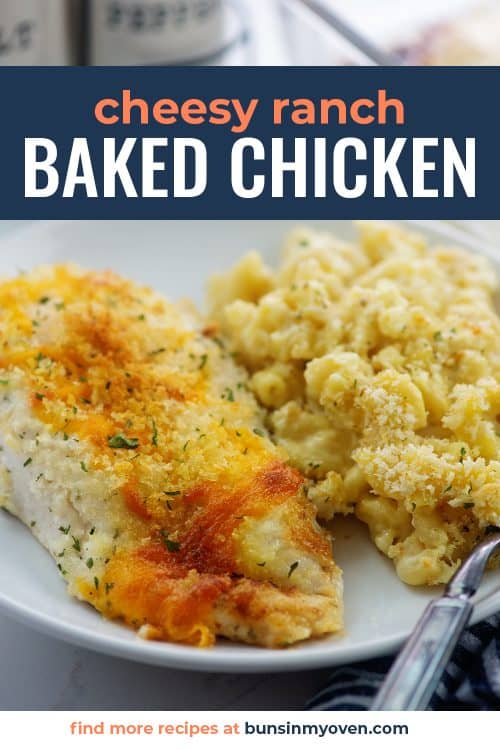 Easy Baked Ranch Chicken Recipe - 5 Ingredients!