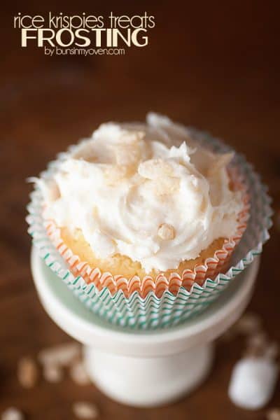 Rice Crispy Treat Frosting Recipe