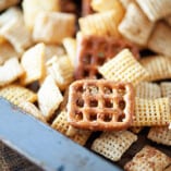 Fresh Garlic Chex Mix Recipe | Buns In My Oven