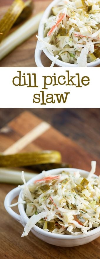Dill Pickle Slaw — Buns In My Oven