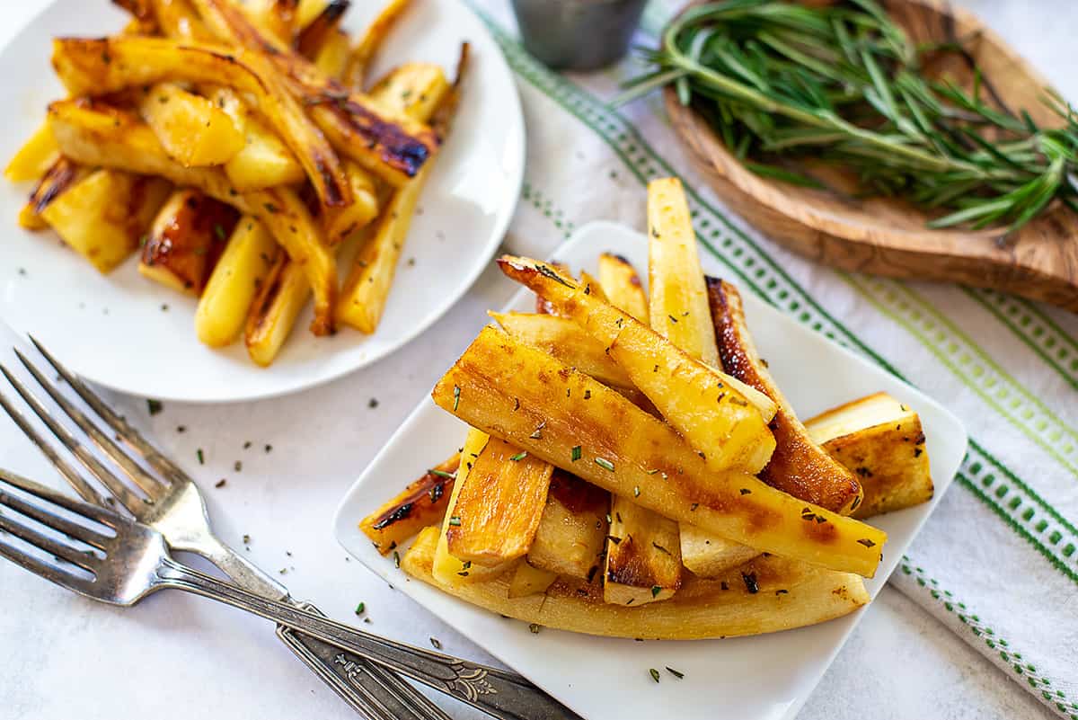 Honey Roasted Parsnip Fries | Buns In My Oven