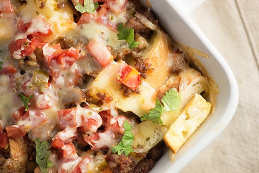 Mexican Bagel Breakfast Casserole — Buns In My Oven