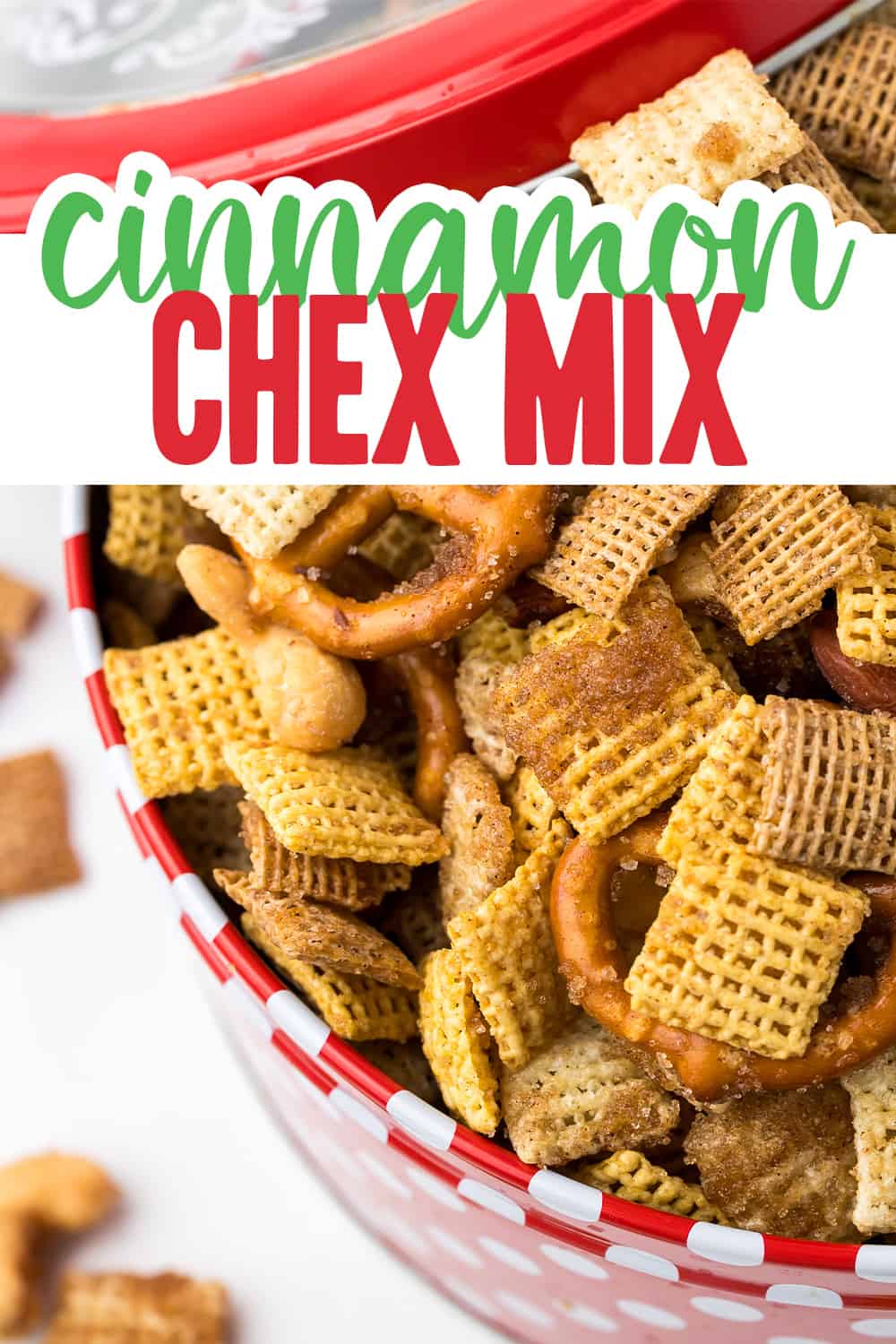 Cinnamon Sugar Chex Mix Recipe | Buns In My Oven