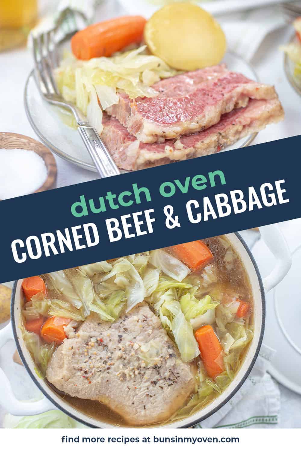 Dutch Oven Corned Beef and Cabbage | Buns In My Oven