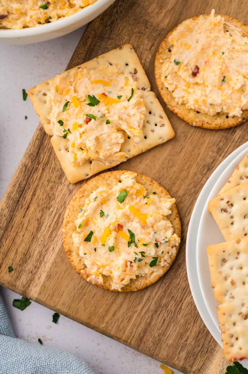 Three Cheese Spread - Perfect for dipping! | Buns In My Oven