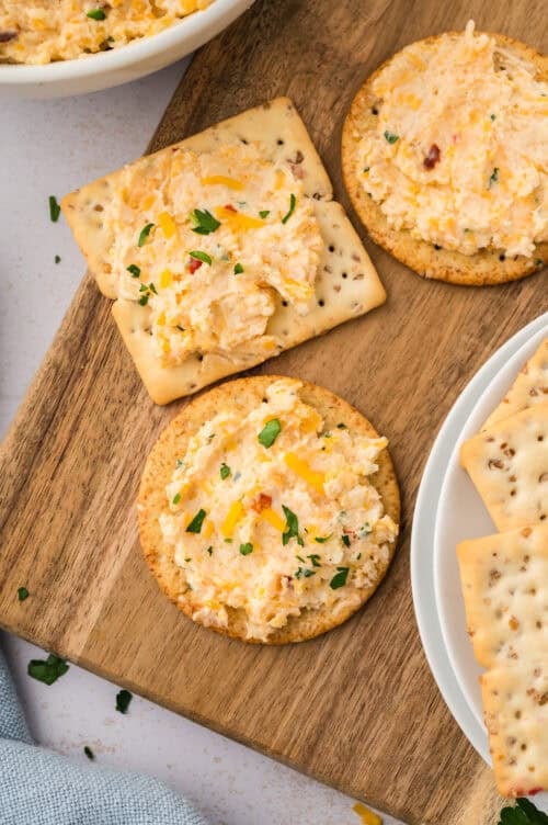 Three Cheese Spread - Perfect for dipping! | Buns In My Oven