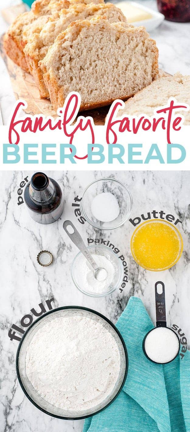 Easy Buttery Beer Bread Recipe | Buns In My Oven