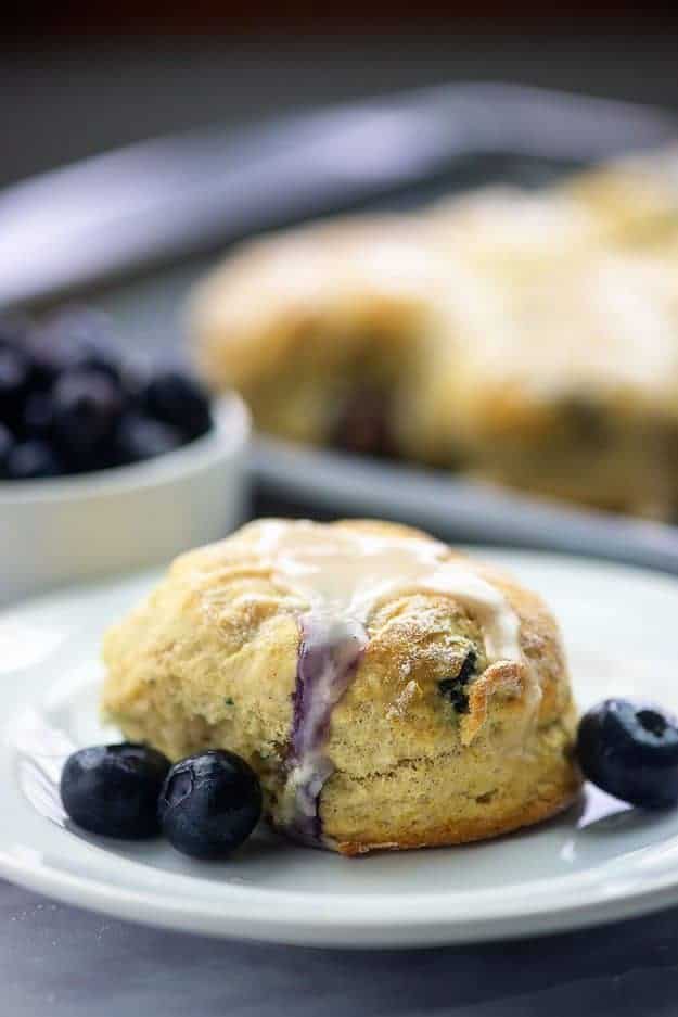 Glazed Blueberry Biscuit Recipe! — Buns In My Oven