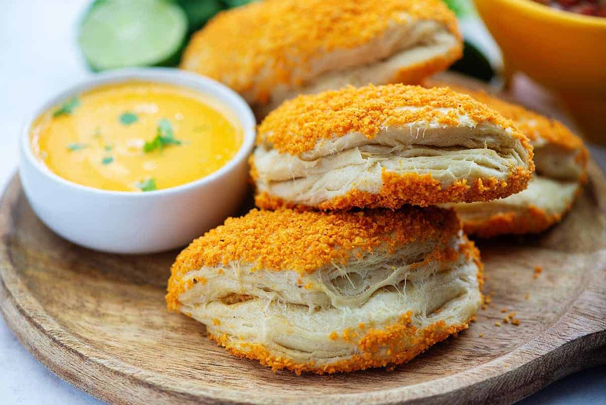 Cheesy Chicken Taco Pockets — Buns In My Oven