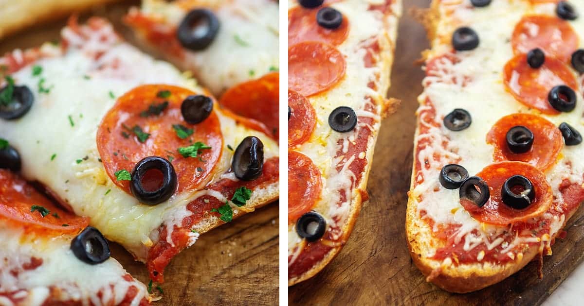 Pizza Bread Recipe - Quick & Easy! | Buns In My Oven