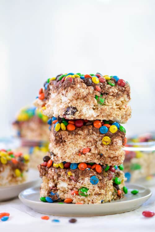 M&M Rice Krispies Treats | Buns In My Oven