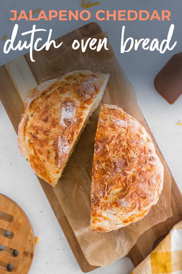 Jalapeno Cheddar Dutch Oven Bread | Buns In My Oven