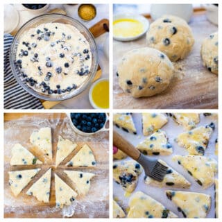 Moist & Tender Blueberry Scones | Buns In My Oven