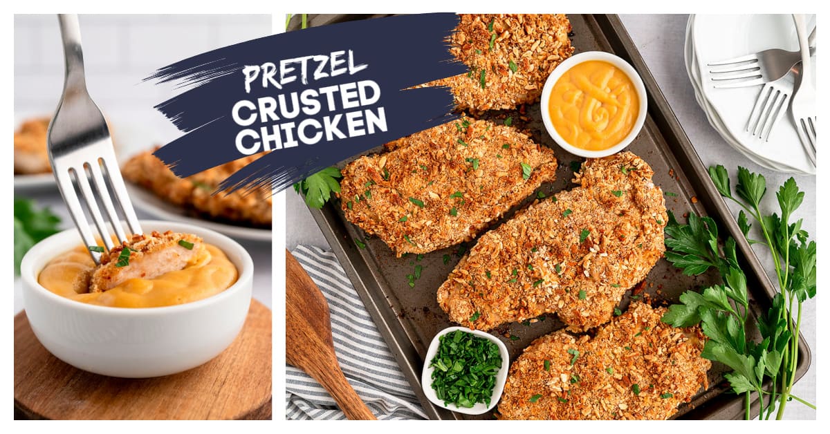 Pretzel Crusted Chicken | Buns In My Oven