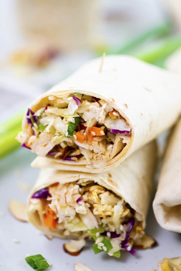 Ramen Chicken Salad Wraps | Buns In My Oven