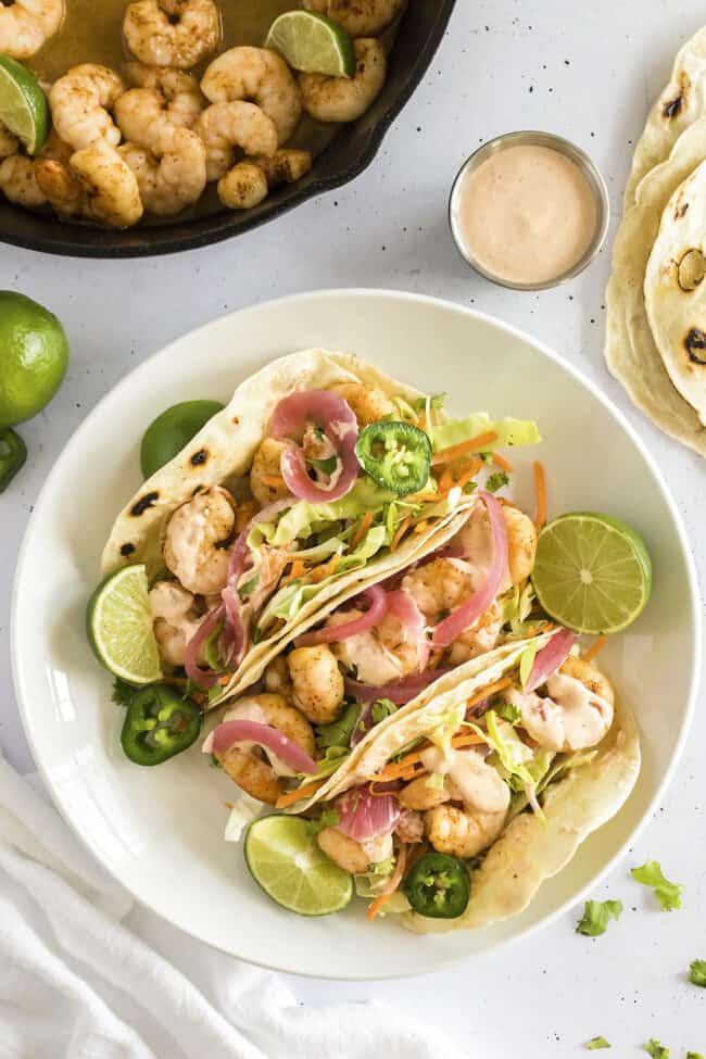 Baja Shrimp Tacos | Buns In My Oven