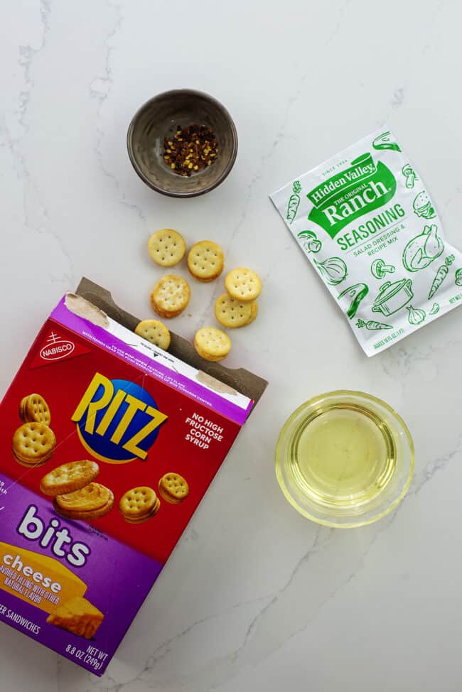 Cheesy Ranch Ritz Bits | Buns In My Oven