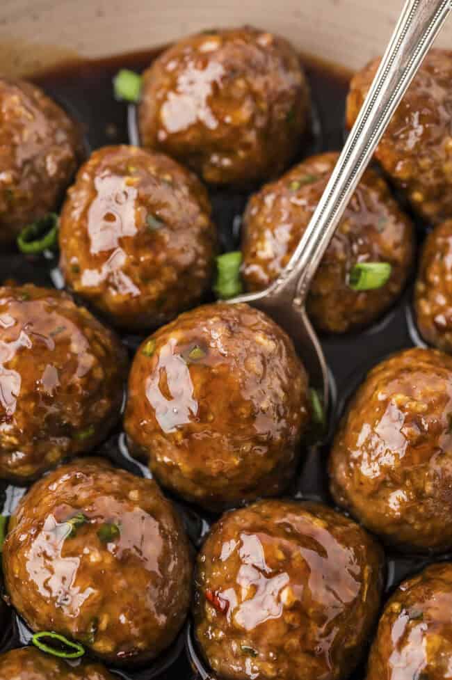 Spicy Firecracker Meatballs | Buns In My Oven