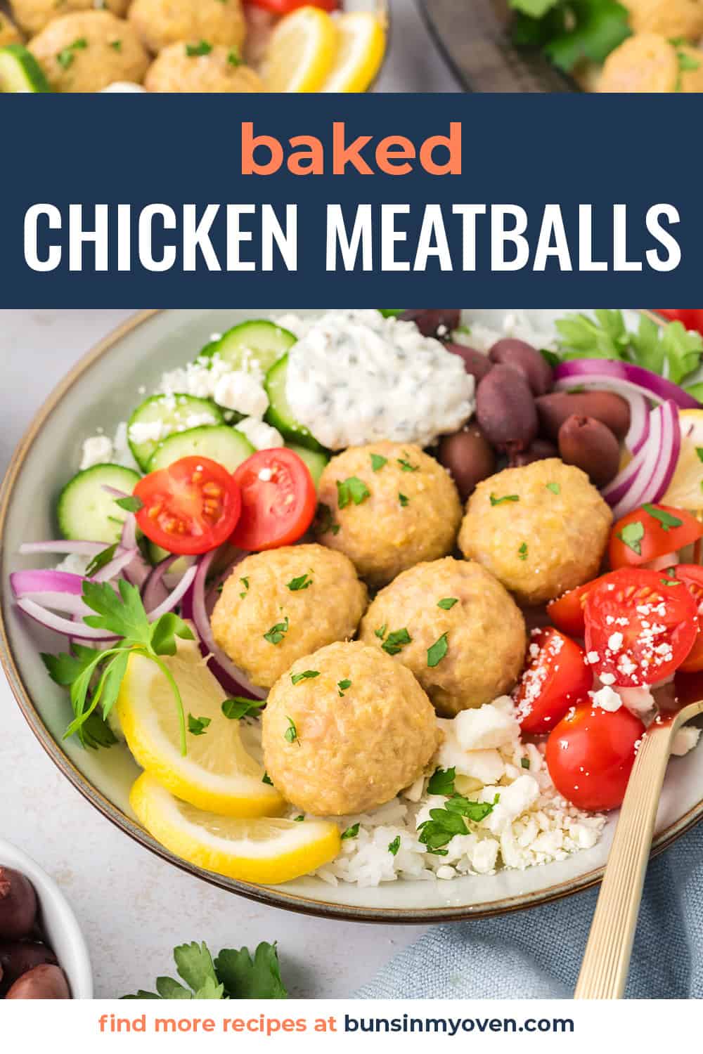 Baked Chicken Meatballs — Buns In My Oven